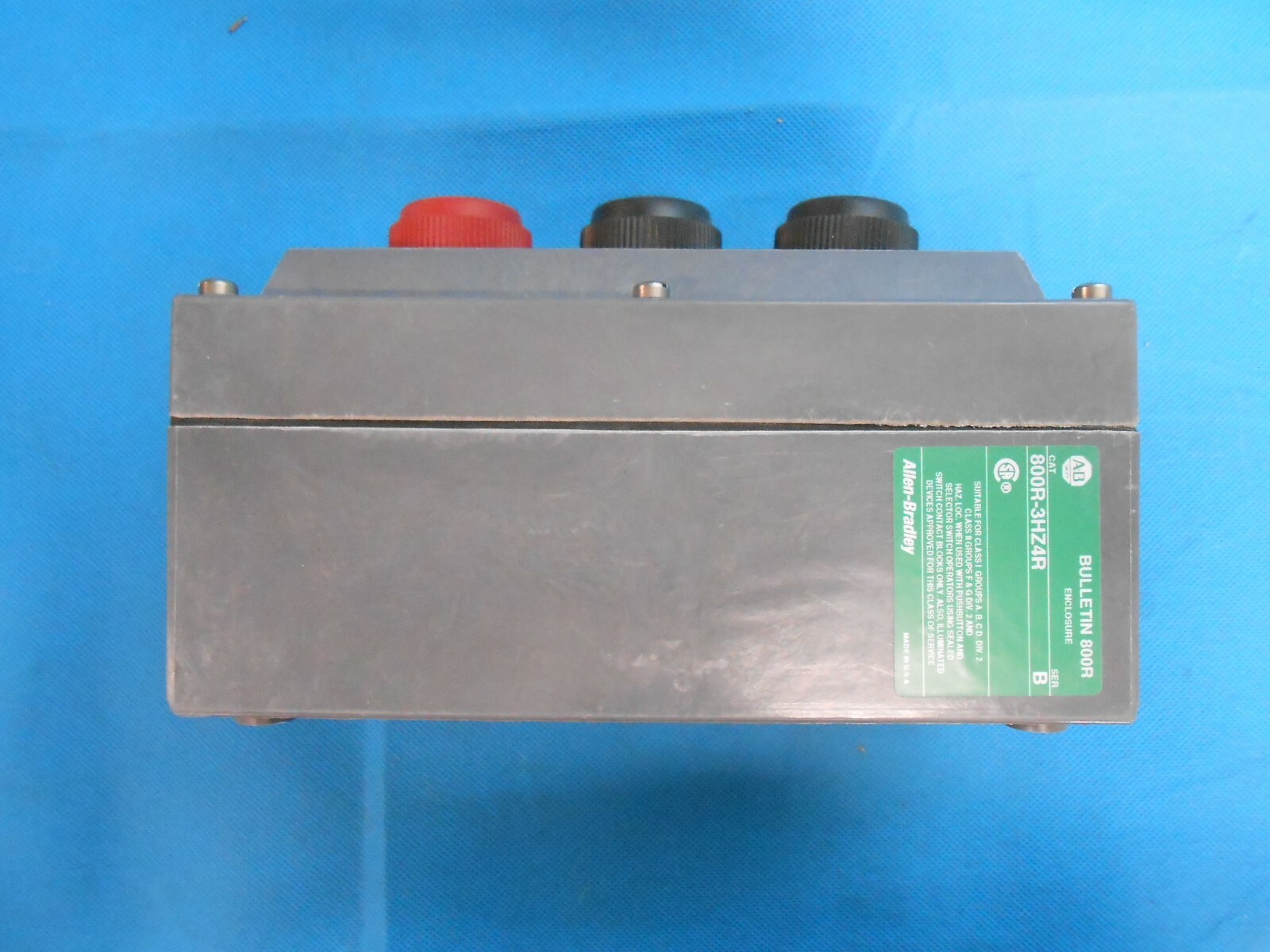 ALLEN-BRADLEY 800R-3HZ4R ENCLOSURE 3 UNIT TYPE 4 SER B NEW OPEN CLOSE ...