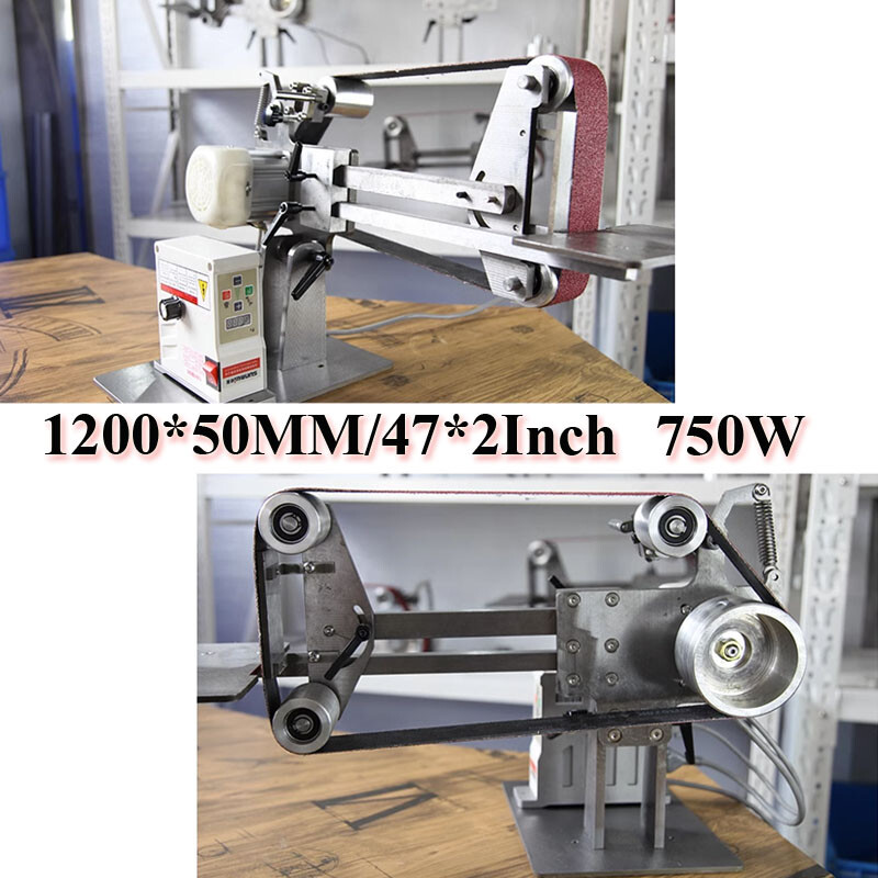 Brushless Belt Machine 1200*50MM Sander 220V Polishing Grinding Knife Sharpener | eBay