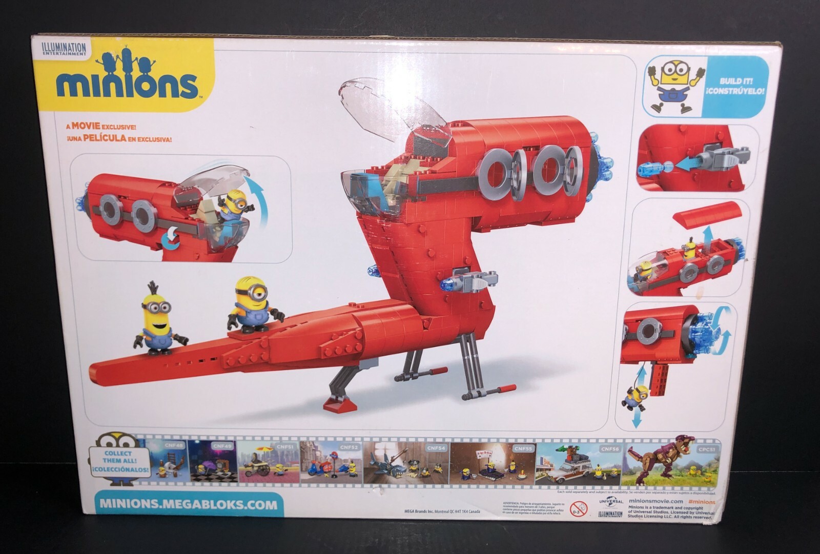 Minions Movie Supervillain Jet 472 pcs Mega Bloks Despicable Me ...