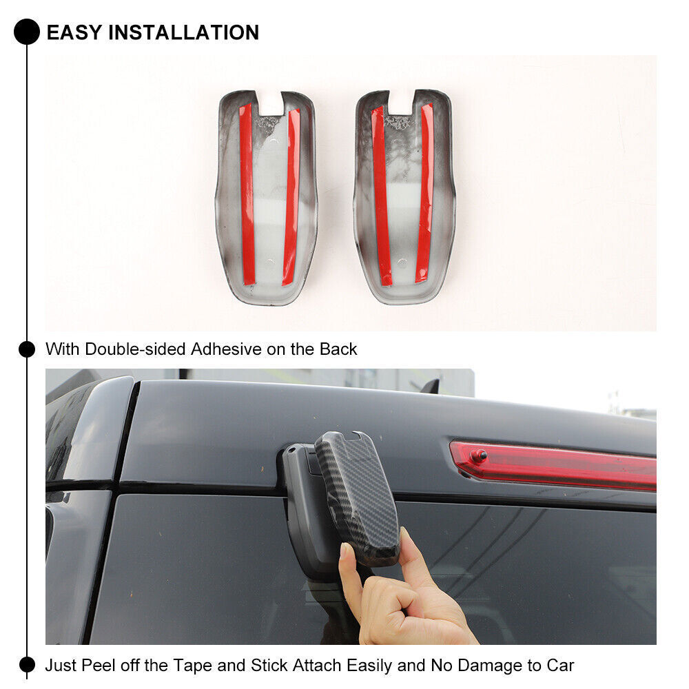 Tailgate Rear Window Glass Hinge Trim For Ford Bronco Sport 2021-23 ...