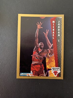 1992-1993 Fleer Basketball Card #32 - MICHAEL JORDAN - Chicago Bulls | eBay