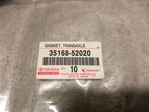 Genuine Toyota OEM Transmission Oil Pan Gasket 35168-52020 Corolla ...