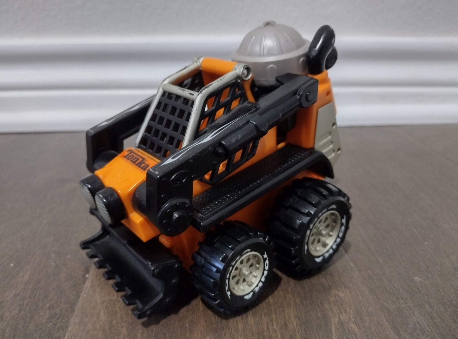 Rare Tonka Construction Destroyer Vintage Tough Truck Bulldozer Orange ...