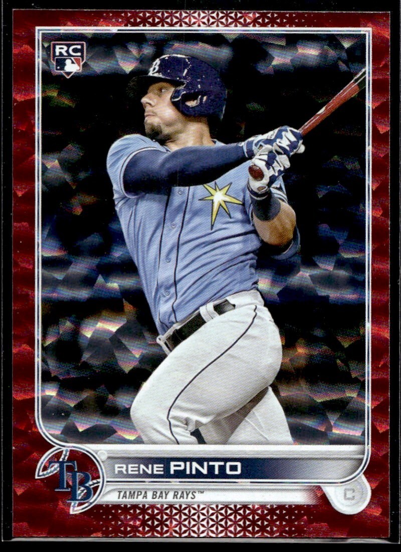 2022 Topps Update Red Foil Rene Pinto RC 002/199 Tampa Bay Rays #US153 ...
