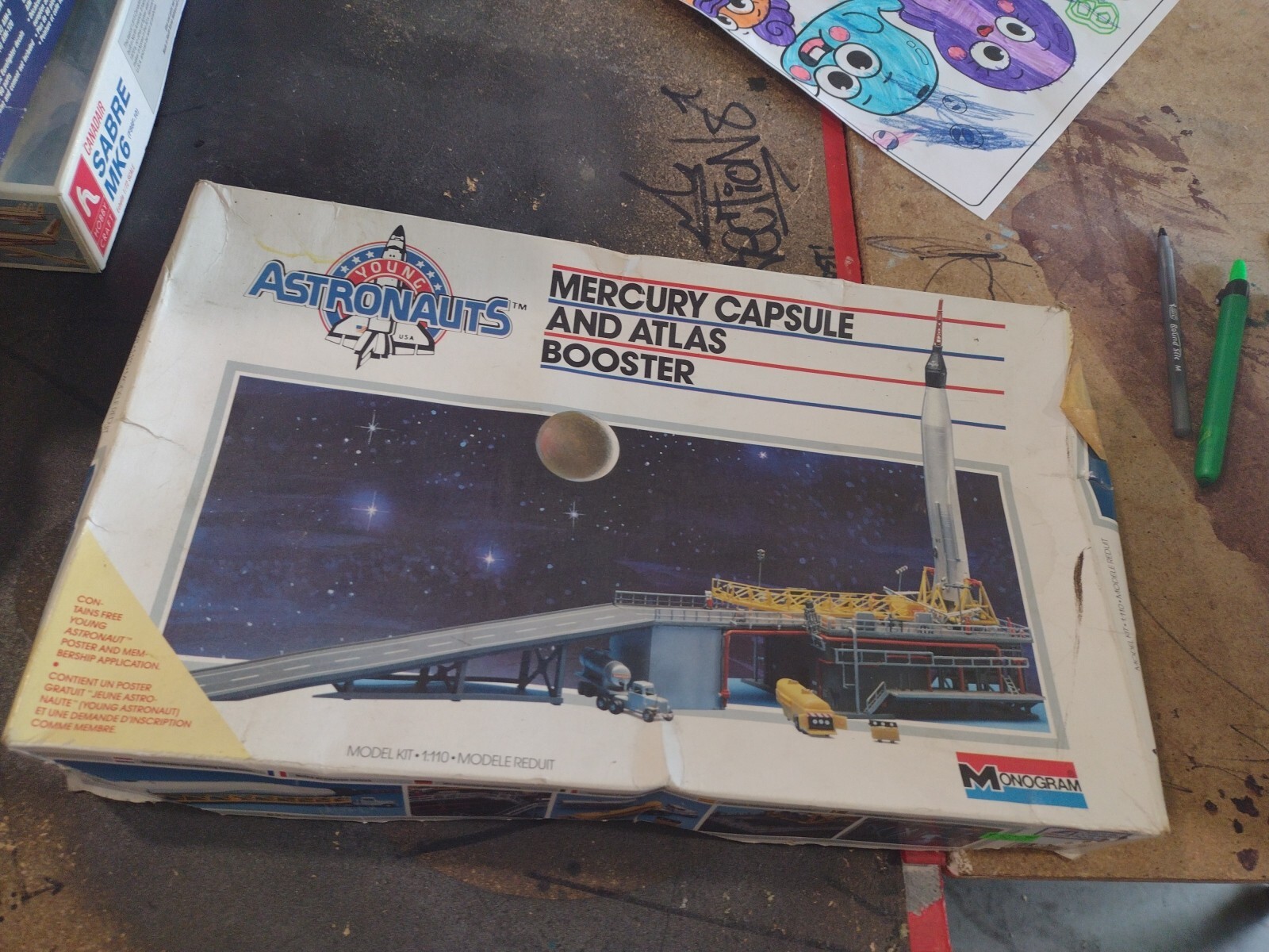 MONOGRAM #5910 MERCURY CAPSULE AND ATLAS BOOSTER 1/110 Started | eBay