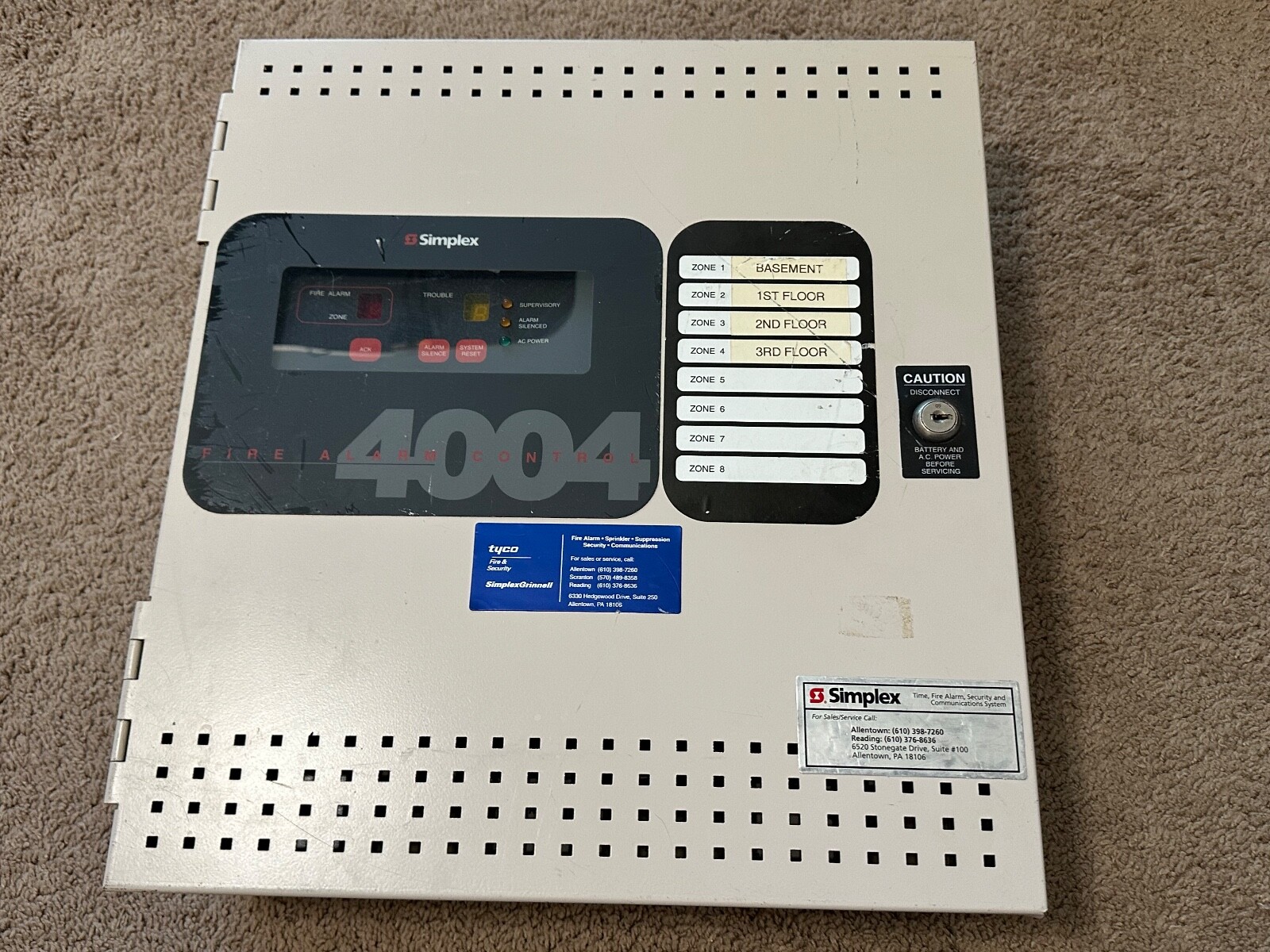 Simplex 4004 Fire Alarm Control Panel for sale online | eBay