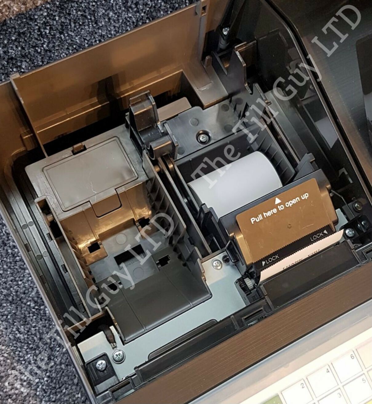 SHARP XE-A217B Cash Register Slight Use Includes 5 free till rolls ...