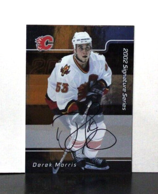 2001-02 BE A PLAYER SIGNATURE SERIES DEREK MORRIS AUTO #177 | eBay