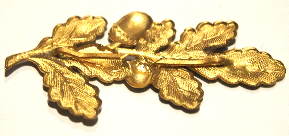 Original Eichenlaub Paar Auflagen für Kragenspiegel Deutsches Reich ...