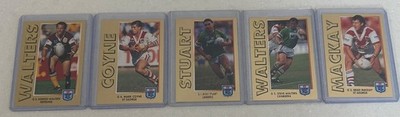 no reserve lot of 20 arl nrl rugby league cards rare gold traders ...