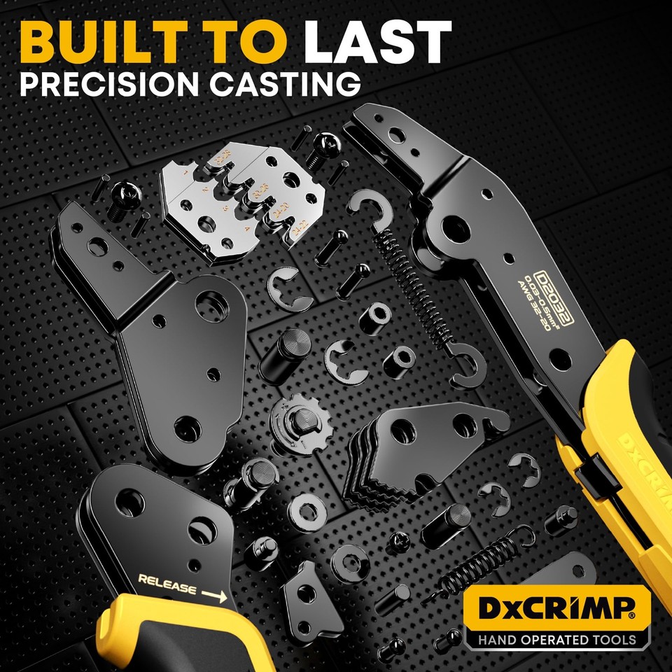Crimp Tool Mini-Fit Jr Kit,with 12 Types 2-10 Pin Molex 4.2mm Connector ...