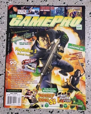 Gamepro Magazine Issue 139 April 2000 w/ Gran Turismo 2 Sticker SYPHON ...