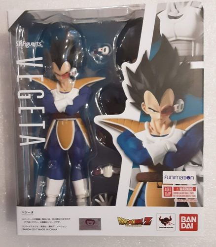 NEW BANDAI S.H Figuarts Dragon Ball Z Saiyan Vegeta Scouter 2.0 Action ...
