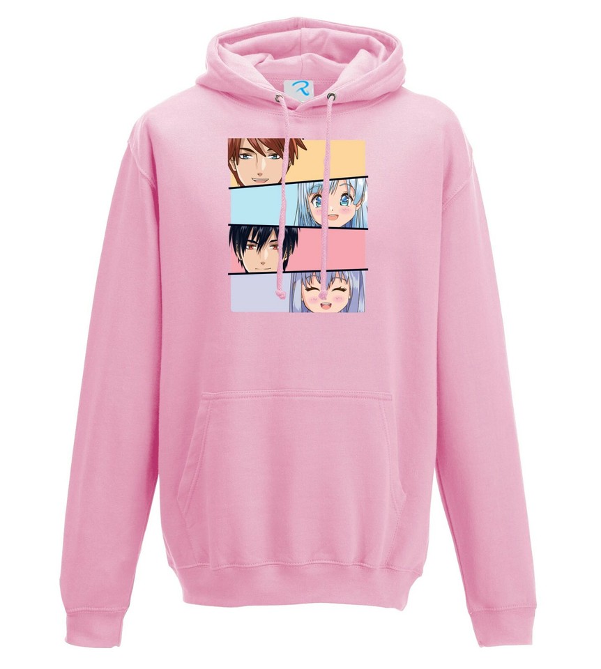 Anime characters Hoodie Japanese anime boy & girl gift all sizes adults ...