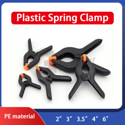 Plastic Spring Clamp Woodworking Nylon Fixing Heavy Duty Clips Quick ...
