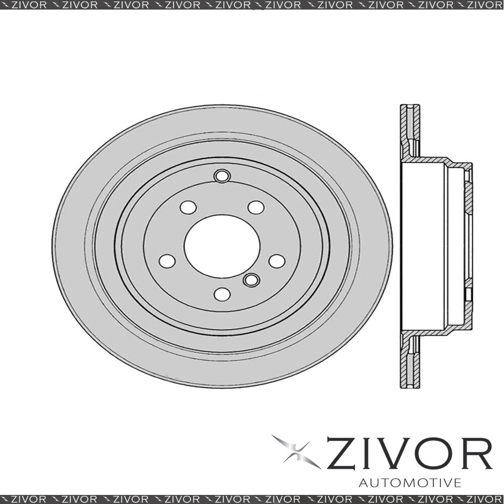 PROTEX Rotor-Rear For LAND ROVER RANGE ROVER . 4D SUV 4WD 2005 - 2010 ...
