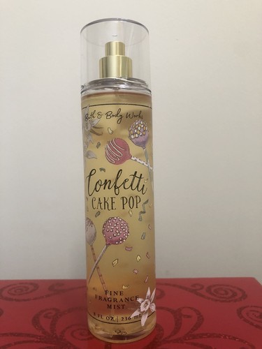 Bath & Body Works CONFETTI CAKE POP Fine Fragrance Spray 8 oz RARE ...