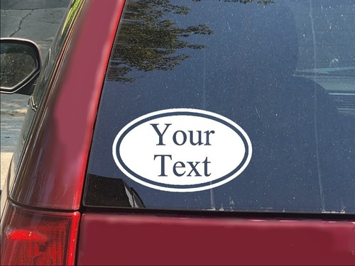 "Custom Text" Decal - Ideal for your Auto, Laptop, etc. !!FREE SHIPPING ...