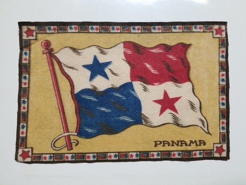 Panama Felt Flag ~ Tobacco Flannel Antique Cigarette Cigar Premium ...