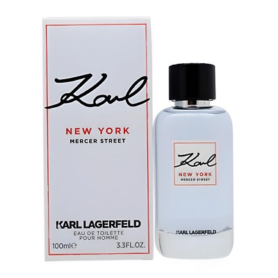 Karl Lagerfeld Karl New York Mercer Street for Men Edt Sp 3.3oz | eBay