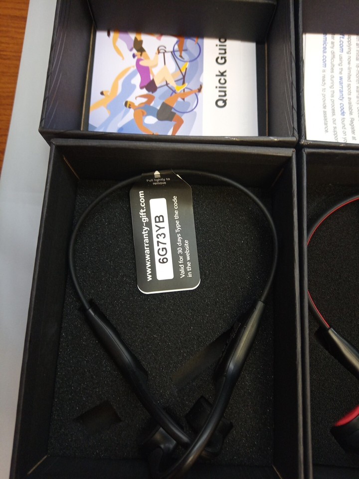 DEMICEA Open Ear Sport Headphones Wireless Bone Conduction 32GB MP3 Mic ...