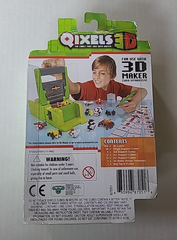 Quixels 3D Maker Alien Strikers Refill 300 Cubes Toy Kit Qixels NEW ...