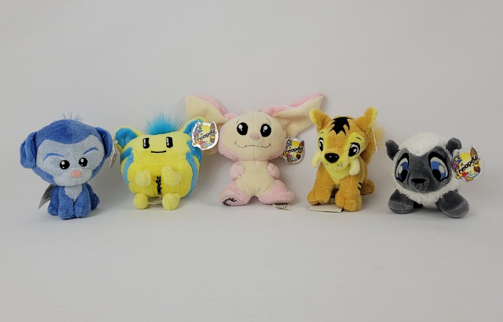 Neopets Petpets Plush Lot 5 Pink Miamouse Gruslen Puppyblew Banana ...