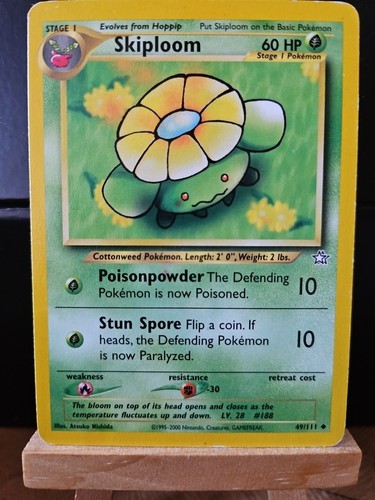 Pokemon TCG Neo Genesis 49/111 - SKIPLOOM, Unlimited Uncommon | eBay