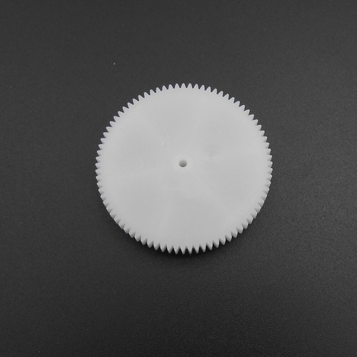 50Pc 0.5M 80T Plastic Spindle Spur Gear 80 Teeth BoreAperture 2MM 1 ...