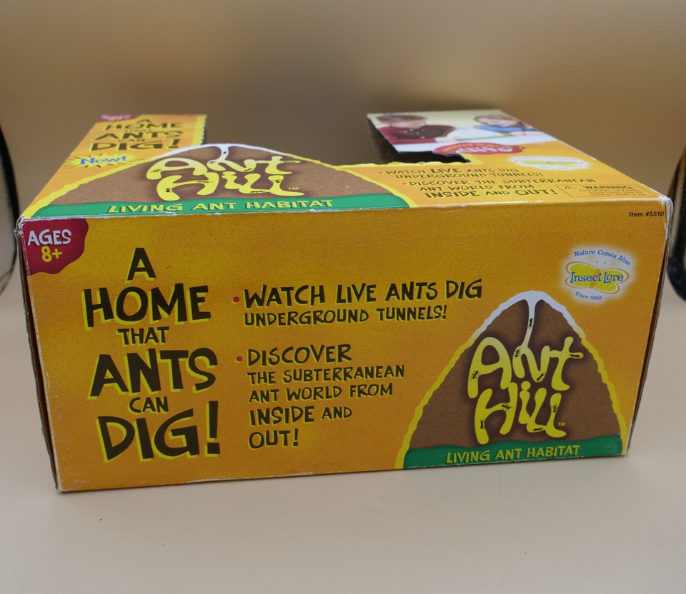 Ant Hill Living Ant Habitat Cross Cut Design Wide Base-Inscet Lore 2008 ...
