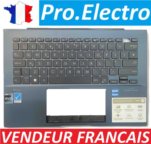 ORIGINAL:Keyboard topcase clavier ASUS 14 OLED UX3402 UX3Highly NB5929 ...