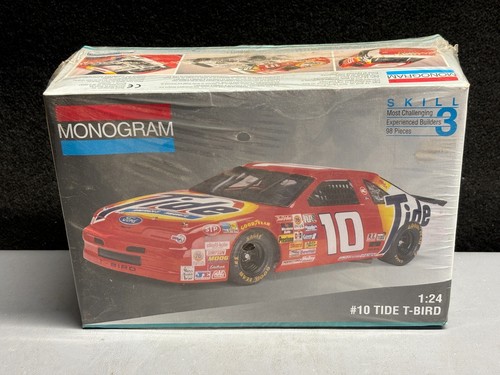 Monogram Model Kit Car Ricky The Rooster Rudd #10 Tide Thunderbird 1:24 ...