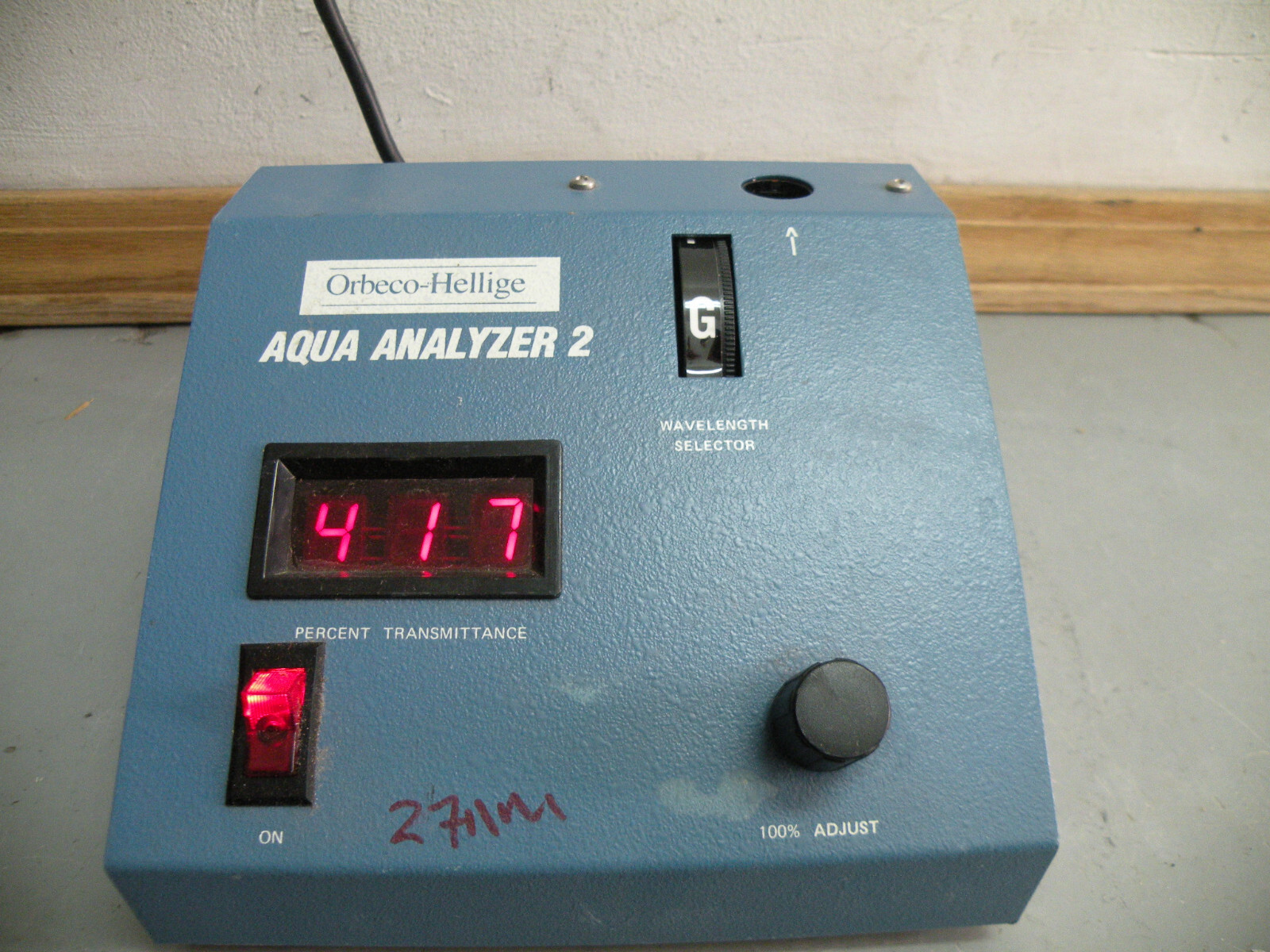 USED AQUA ANALYZER 2 / II ORBECO - HELLIGE 952-03 | eBay