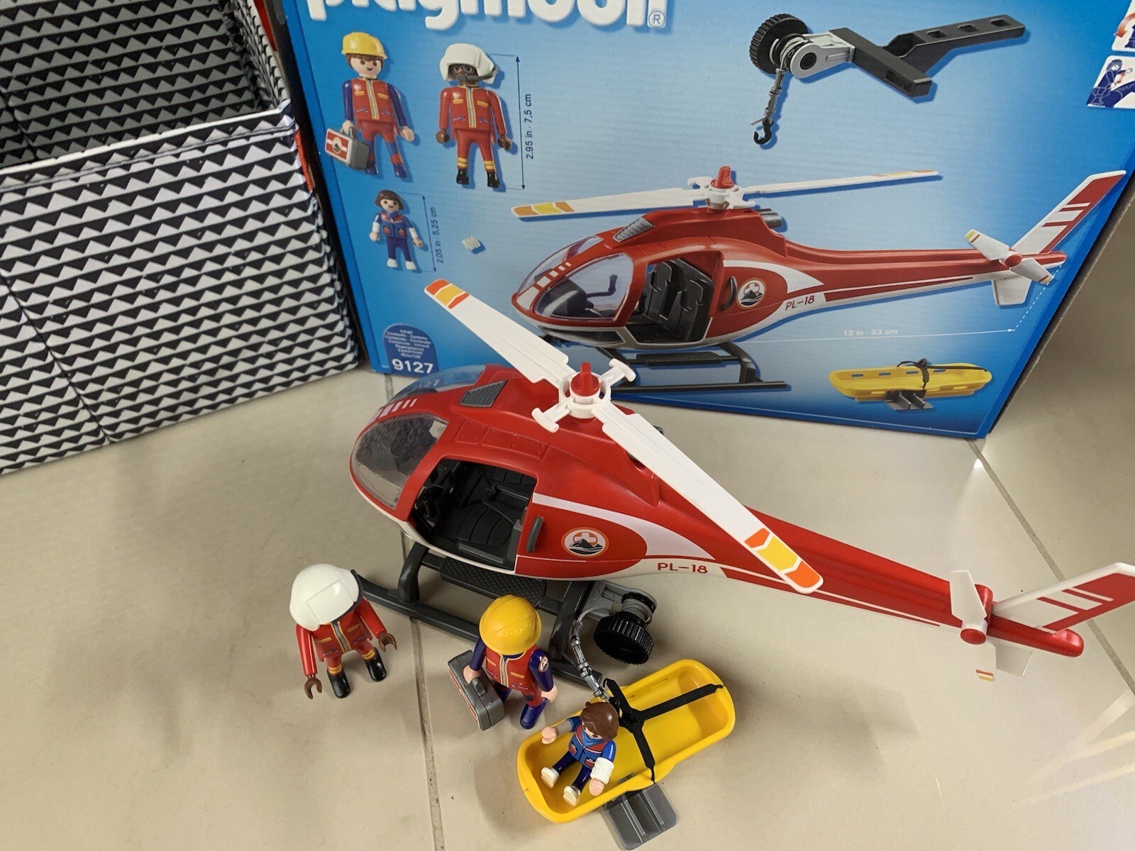 Playmobil 9127 Bergretter Helikopter Hubschrauber Rettung Berge | eBay.de