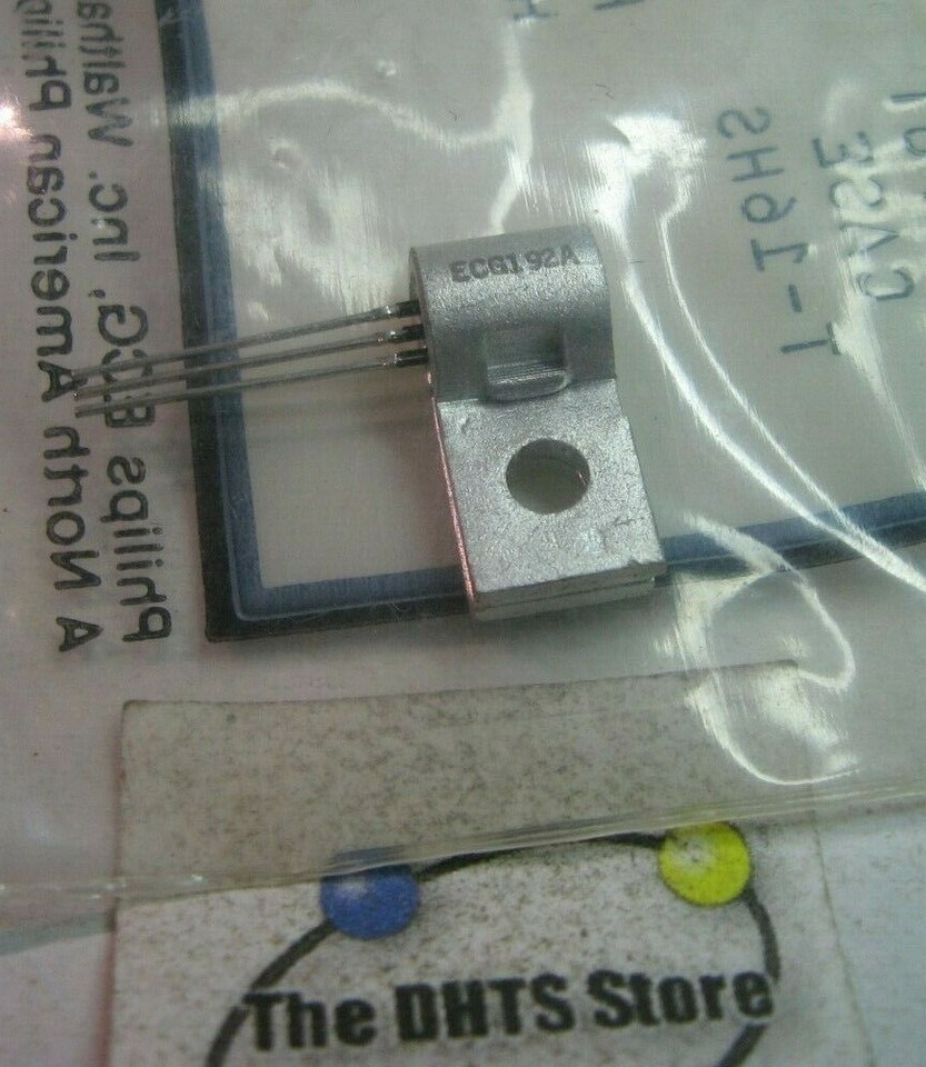 ECG192A NPN Silicon Transistor w Heatsink Sylvania ECG ECG192 - NOS Qty ...