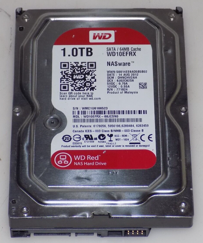 Western Digital WD Red WD10EFRX 1TB 3.5" SATA NAS HARD DRIVE WD10EFRX ...