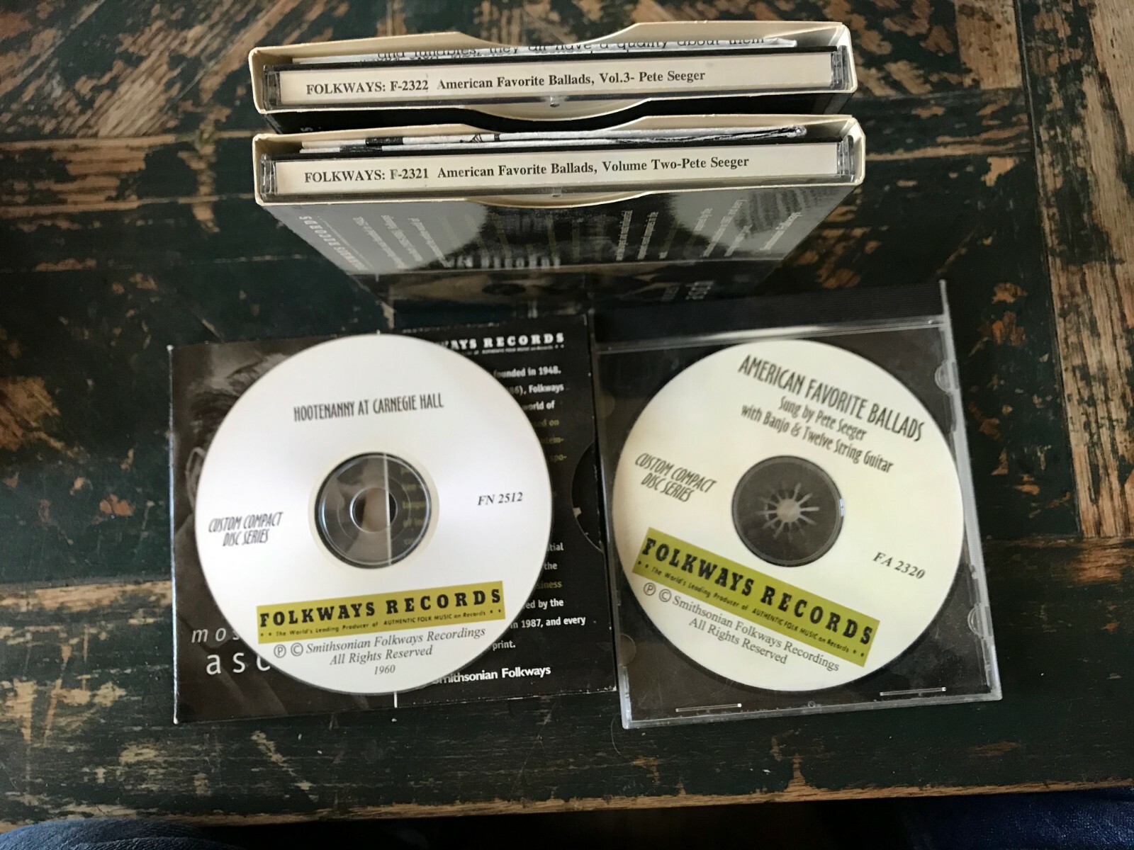 Rare CD Lot Smithsonian Folkways Recordings Pete Seeger Moses Asch - 4 ...