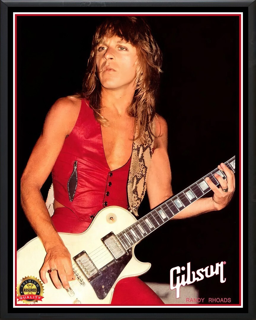 Randy Rhoads - Gibson Guitars - Rare - Metal Sign 11 x 14 | eBay
