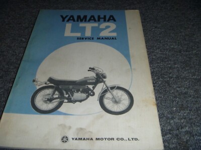 1972 Yamaha LT2 Motorcycle Shop Service Repair Manual 1st Edition July ...