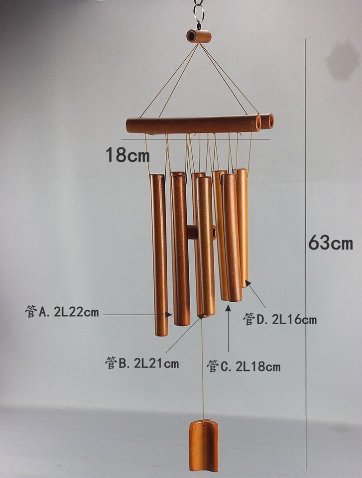 Handmade Bamboo Bell Natural Wind Chimes Yard Garden Balcony Windchime ...