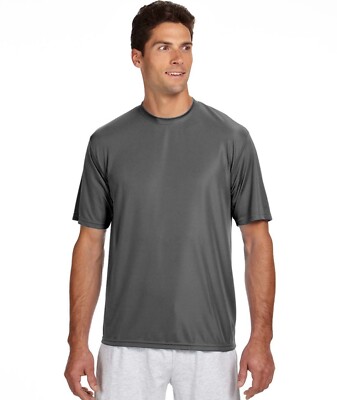 A4 N3142 Mens Short Sleeve Dri-Fit Cooling Performance Shirt Small ...