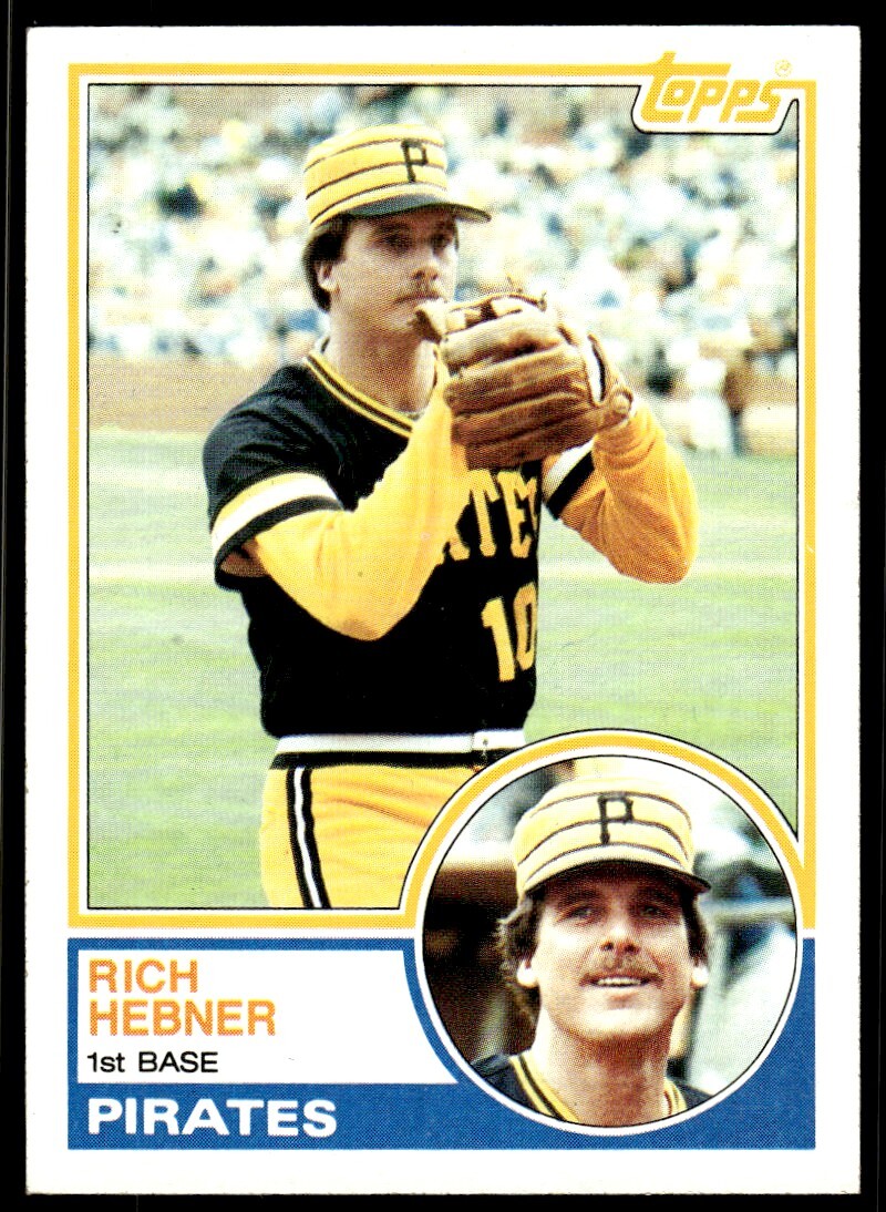 1983 Topps Rich Hebner Pittsburgh Pirates #778 | eBay