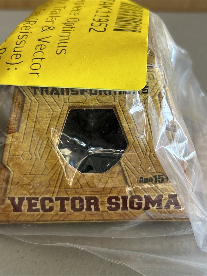 Transformers Vector Sigma Sealed Masterpiece Optimus Prime | eBay