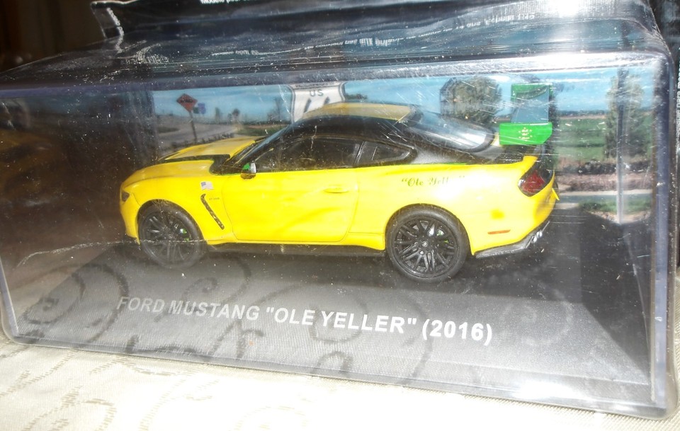FORD MUSTANG COLLECTION Altaya 1/43 N°75 FORD MUSTANG OLE YELLER 2016 ...