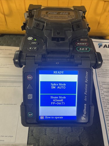 Fujikura FSM-60R Fusion Splicer Arc Count: 5191 AFL Certified | eBay