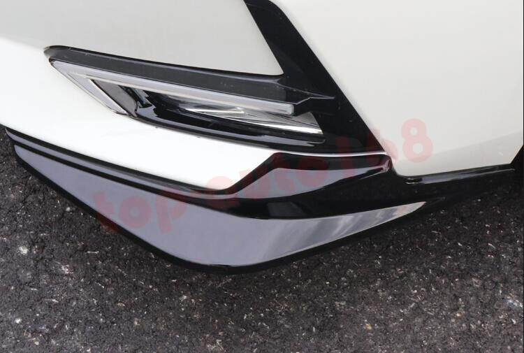 Glossy Black Front Bumper Side Corner Spoiler 2pcs For Nissan Sentra ...