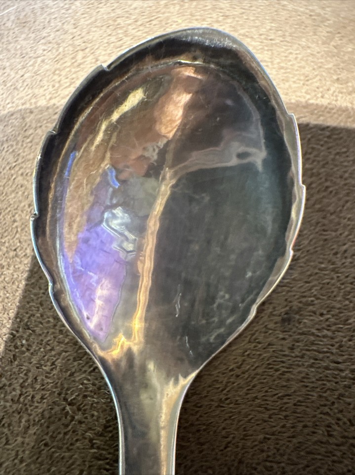 Georg Jensen Ornamental 41 Solid Sterling Denmark Silver Berry Spoon ...