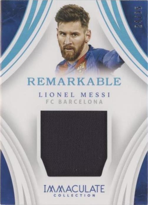 2017 Panini Immaculate Collection - Remarkable Memorabilia Lionel Messi ...