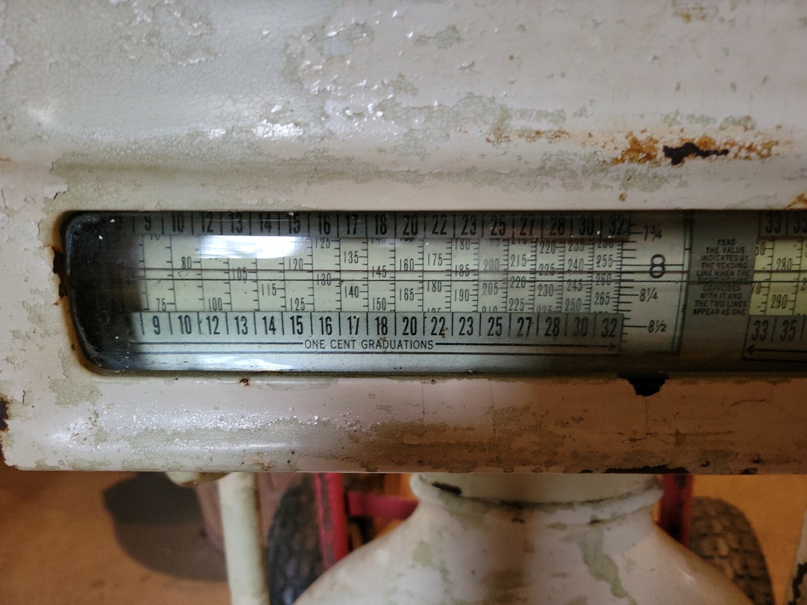 Toledo Vintage Meat Scale, Porcelain, No Springs Honest Weight 336 b x ...