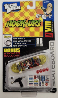 2001 Tech Deck Gen 8 - Hook-Ups Fingerboard - Jeremy Klein - Series ...